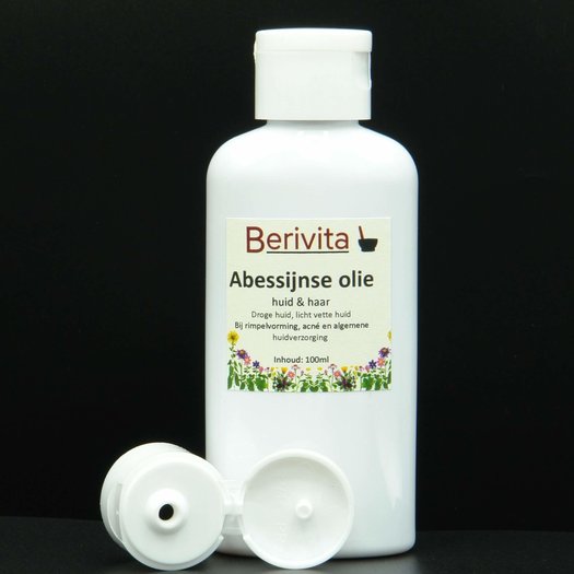 Abessijnse Olie, Abyssinian Oil 100ml PUUR. Trekt snel in de huid ...